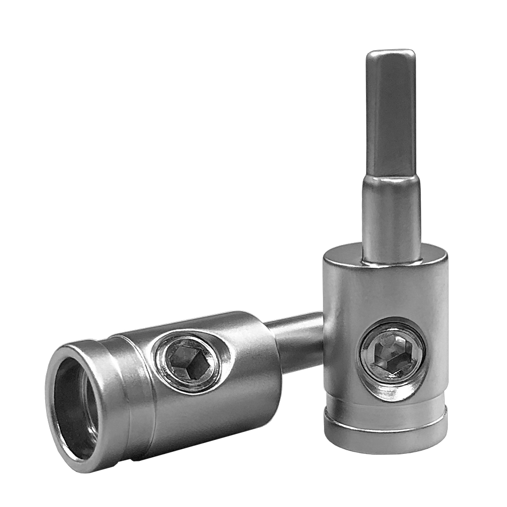 CON4.1 4AWG to 8/10AWG Amplifier Cable Terminator Connector x2